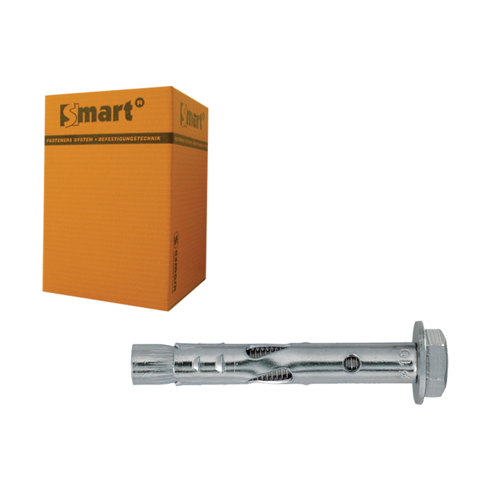 Chev. À Douille S-Ha (M8) Ø10x50/5 Zn Boite De 25 Pièces