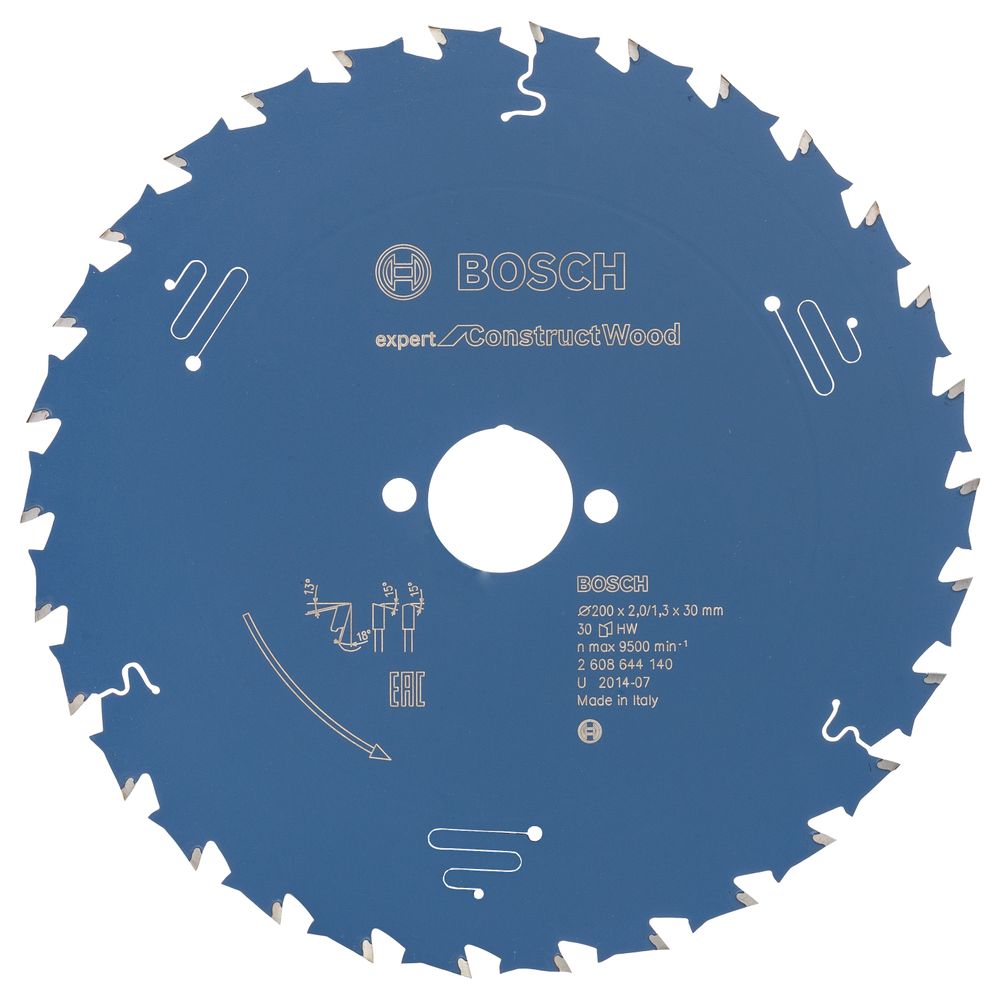 Cirkelzaagblad Expert For Construct Wood, 200 X 30 X 2 Mm, 30t